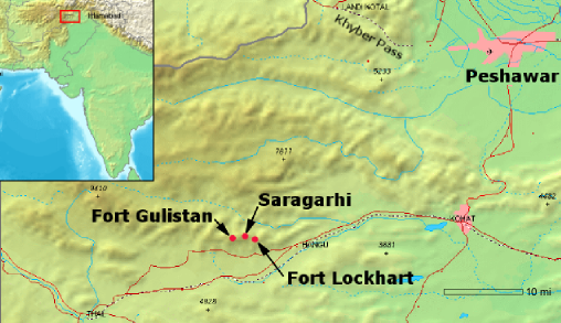 Saragarhi map - Il blog di Jacopo Ranieri