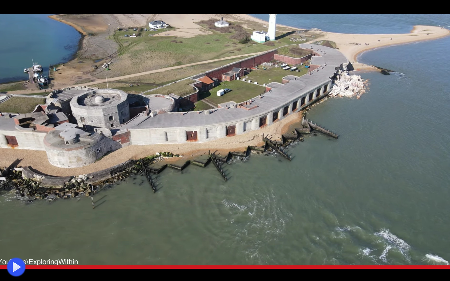 2021: un crollo improvviso minaccia il forte marittimo di Enrico VIII ...